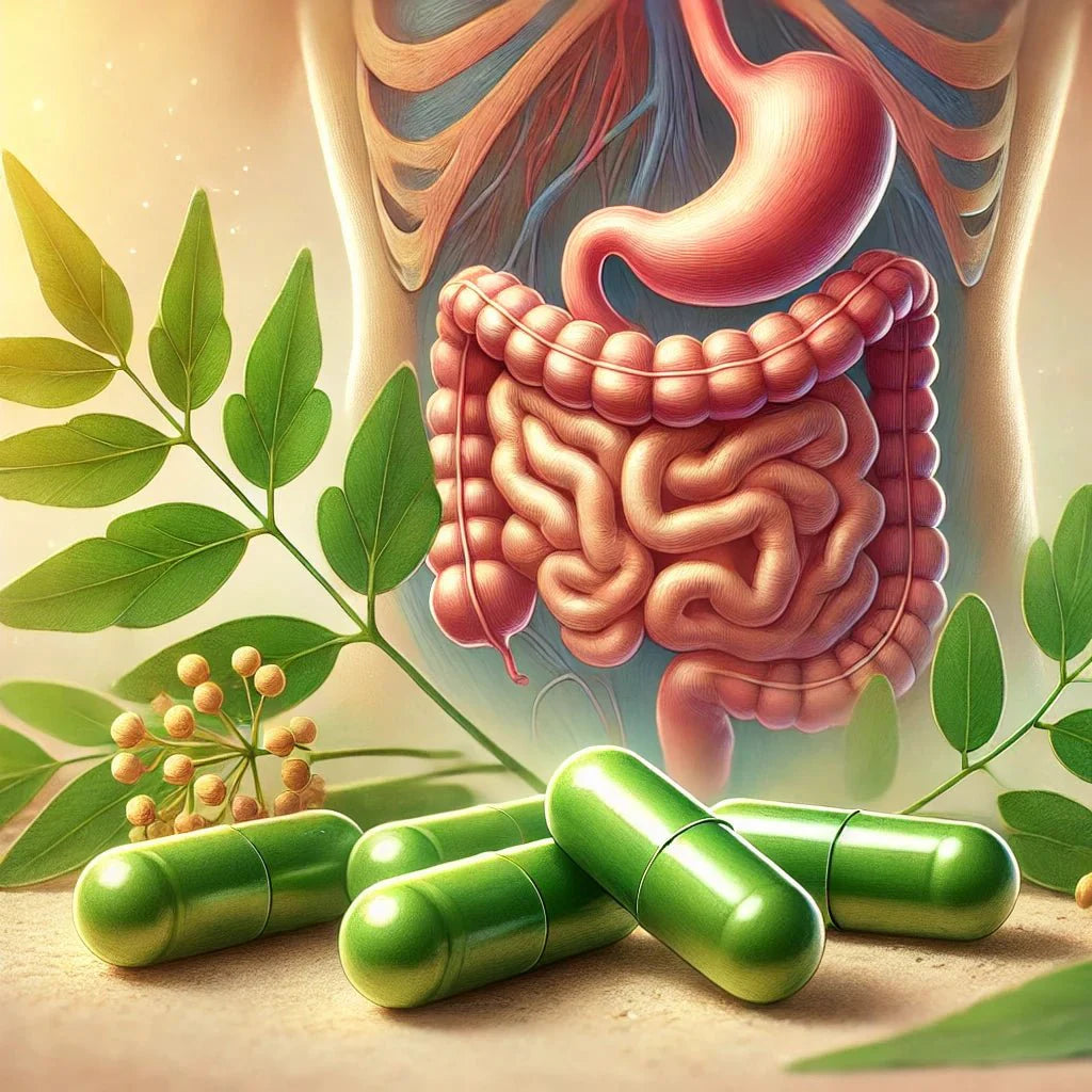 Moringa Capsules for Digestive Health: A Natural Aid – Pura Vida Moringa