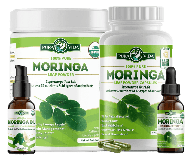 Moringa Powder - Pura Vida Moringa | America's #1 Organic Brand"